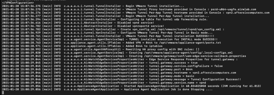 Using VMware Workspace ONE Tunnel in Per-App VPN mode with Domain ...