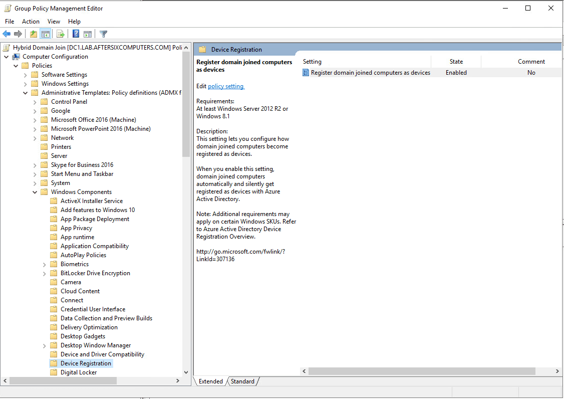 How To Configure Hybrid Domain Join Using Active Directory After Six Computers