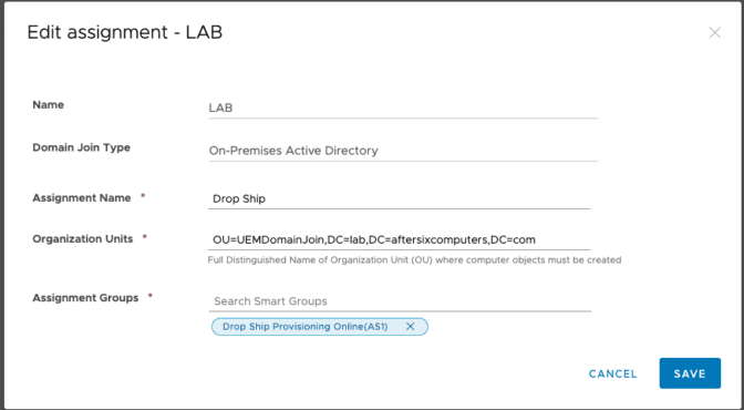 How to Configure Hybrid Domain Join using Workspace ONE UEM – After Six Computers